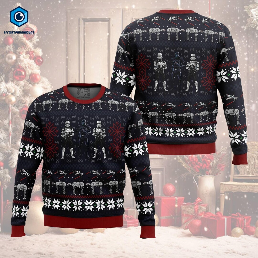 Wrath of the Empire Christmas Sweater, Rogue One Christmas Ugly Sweater ...