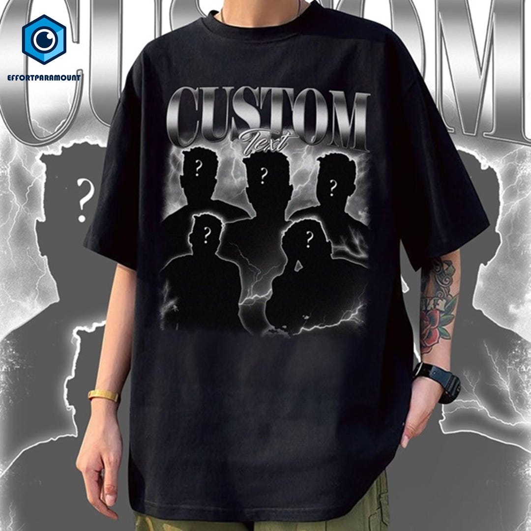 Custom Bootleg Rap Tee Pnbg, Custom Your Own Bootleg Png, Insert Your ...