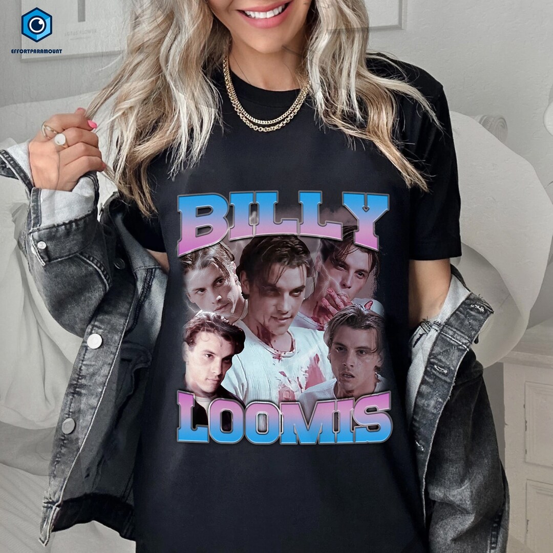 Retro Scream Billy Loomis Shirt, Let's Watch Scary Movie Shirt, Scary ...