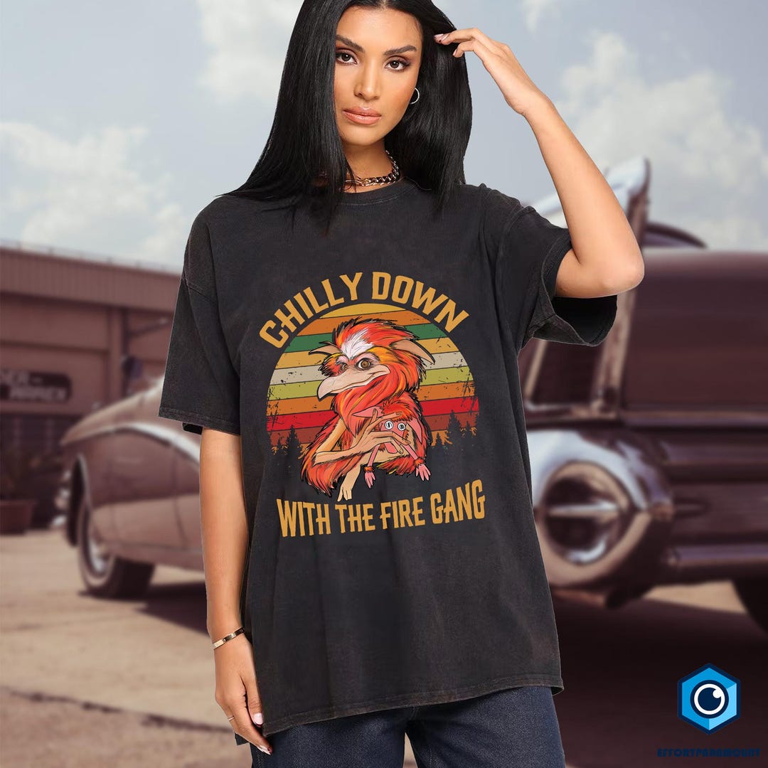 Chilly Down With the Fire Gang T Shirt, Labyrinth Shirt, the Fireys ...