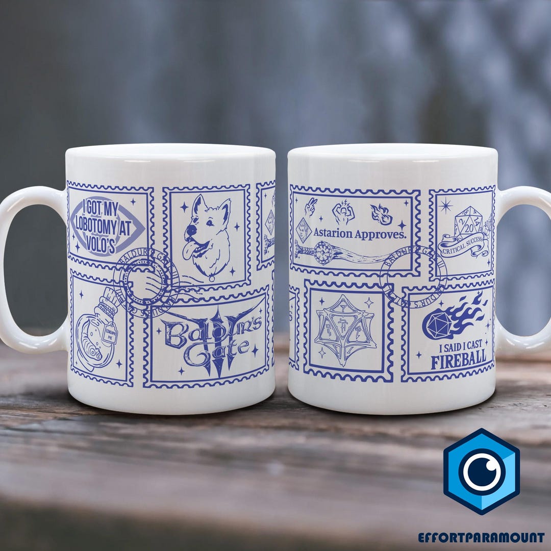 Baldurs Gate 3 Adventure Awaits Mug, Astarion High Elf Gift Astarion ...