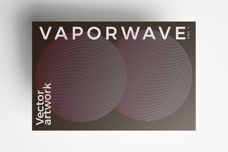 Vaporwave Vector Artworks - Etsy