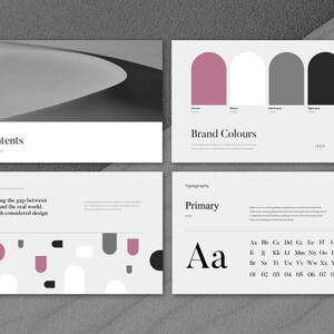 Minimal Brand Guidelines - Branding Guideline - Etsy