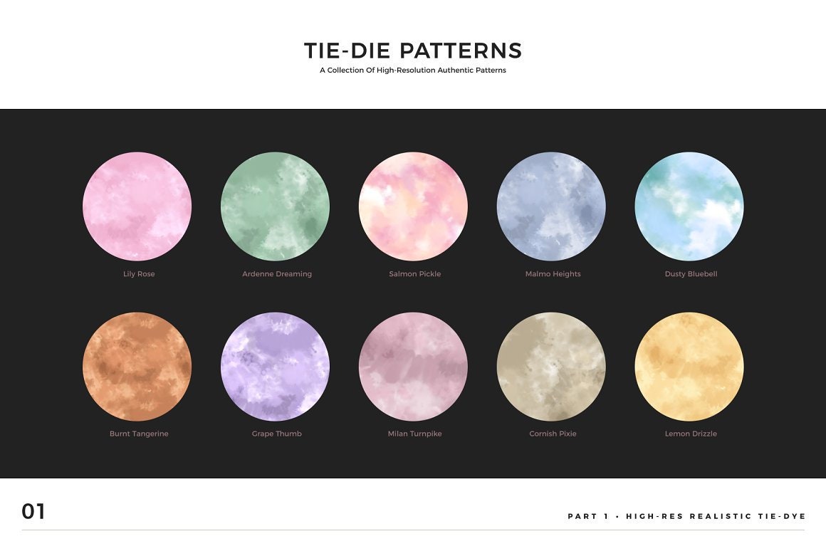 TYD Tie Dye Background Patterns | Etsy