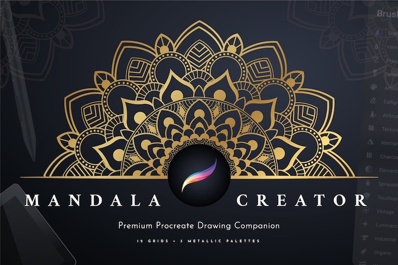 Procreate Mandala Creator Template - Etsy