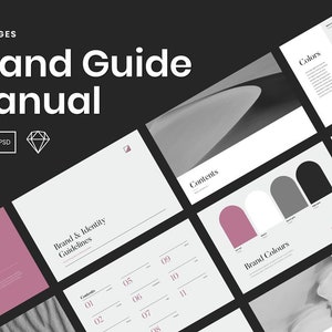 Minimal Brand Guidelines - Branding Guideline - Etsy
