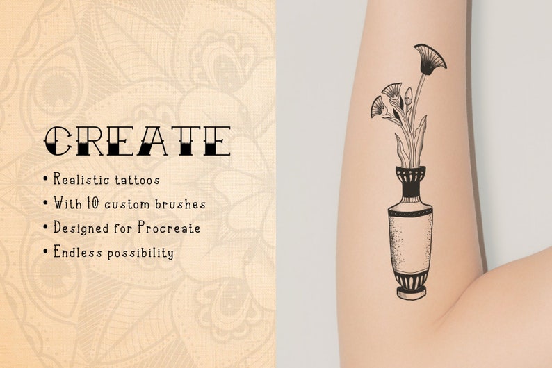 Procreate Inks Tattoo Brushes Bundle - Etsy