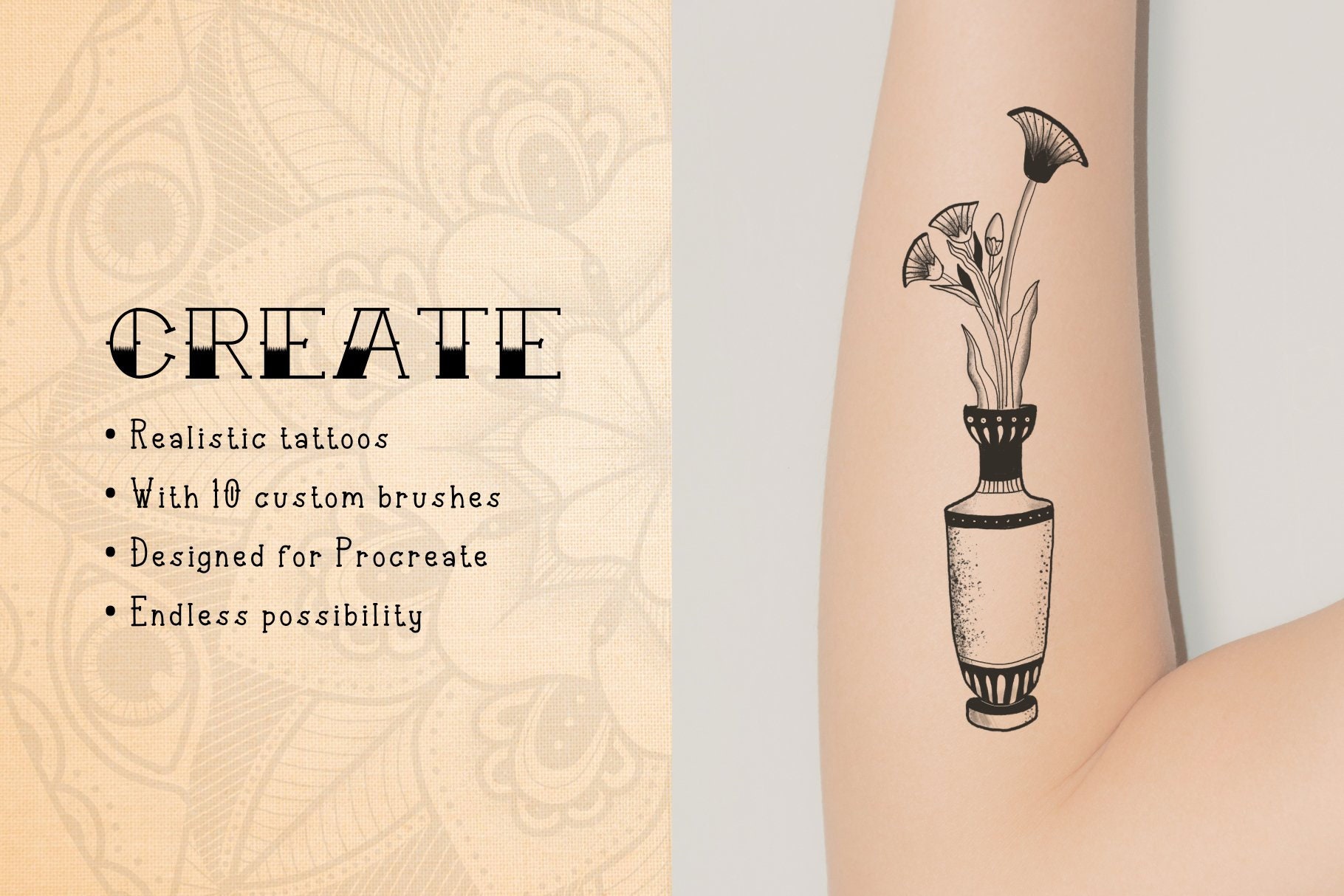 Procreate Inks Tattoo Brushes Bundle - Etsy