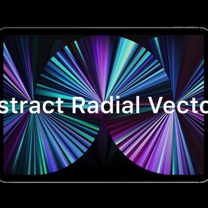 Abstract Radial Vectors - Etsy
