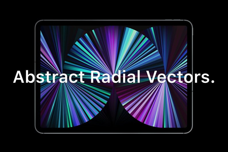 Abstract Radial Vectors - Etsy