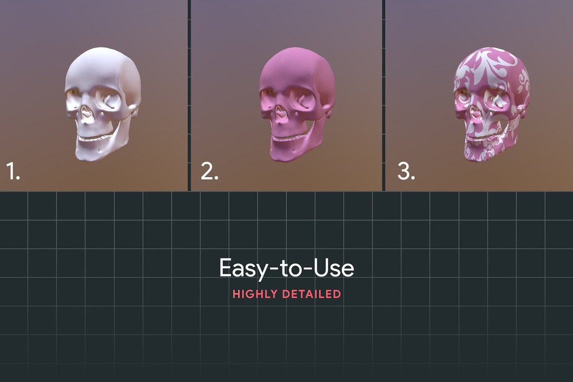 3D Models for Procreate Bundle - Etsy
