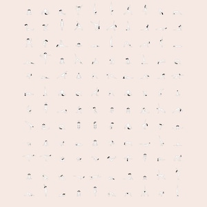 Yoga Icons: Pose Icon Illustrations - Etsy