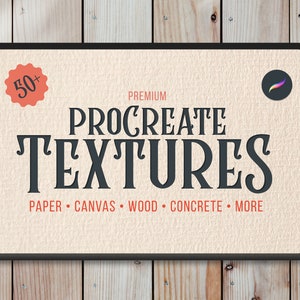 Procreate Background Textures: Paper, Canvas, Skin & Wood - Etsy