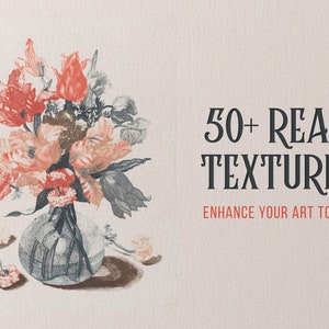 Procreate Background Textures: Paper, Canvas, Skin & Wood - Etsy