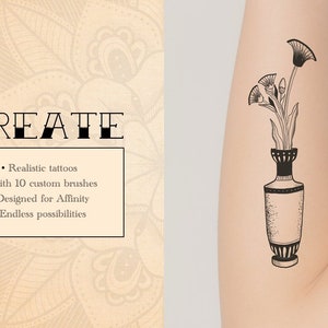 Affinity Inks Tattoo Brush Bundle - Etsy