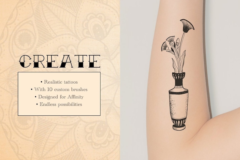 Affinity Inks Tattoo Brush Bundle - Etsy