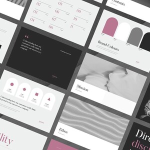 Minimal Brand Guidelines - Branding Guideline - Etsy