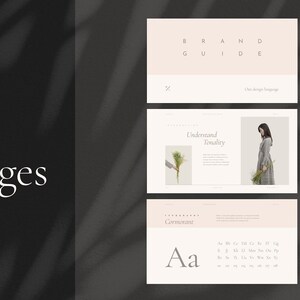 Elegant Brand Style Guide Template - Etsy