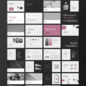 Minimal Brand Guidelines - Branding Guideline - Etsy