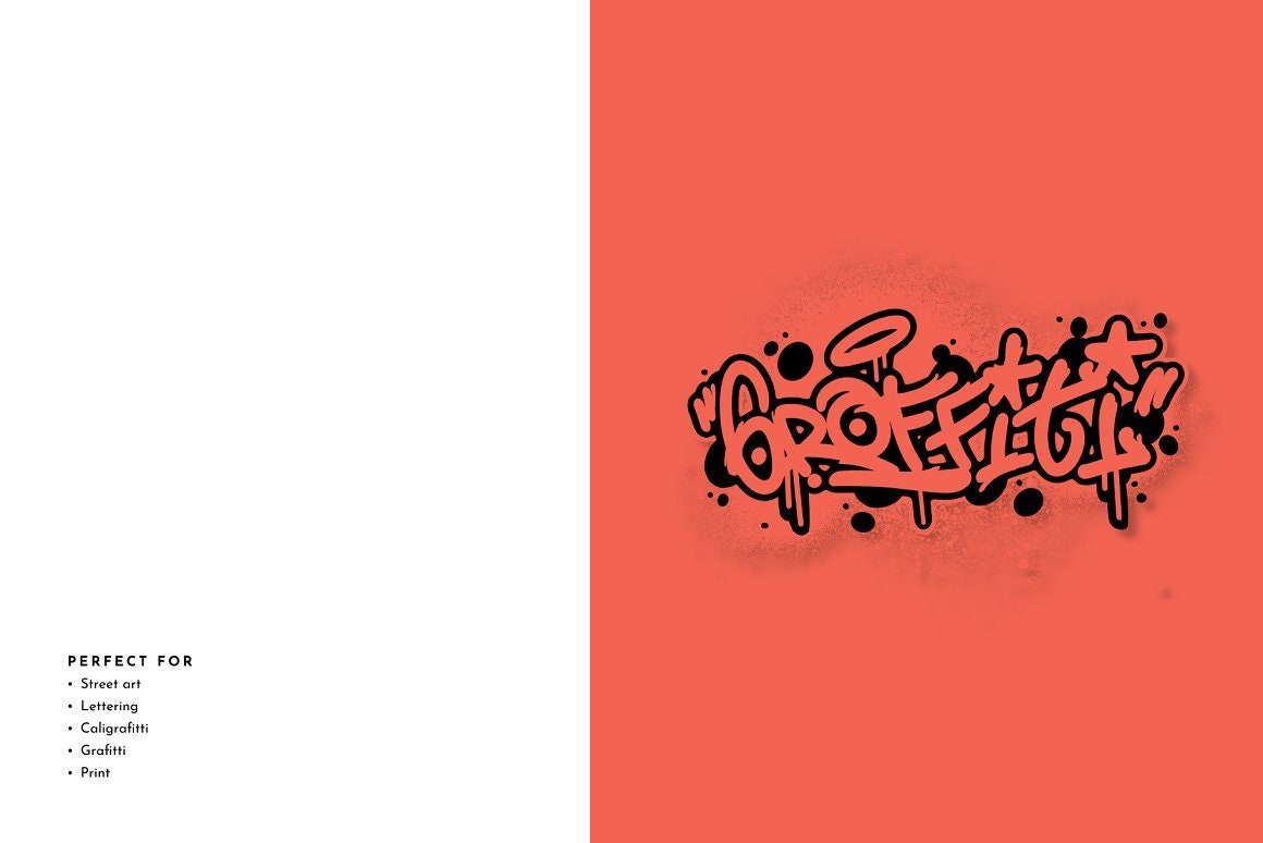 Procreate Graffiti Brush Kit - Etsy