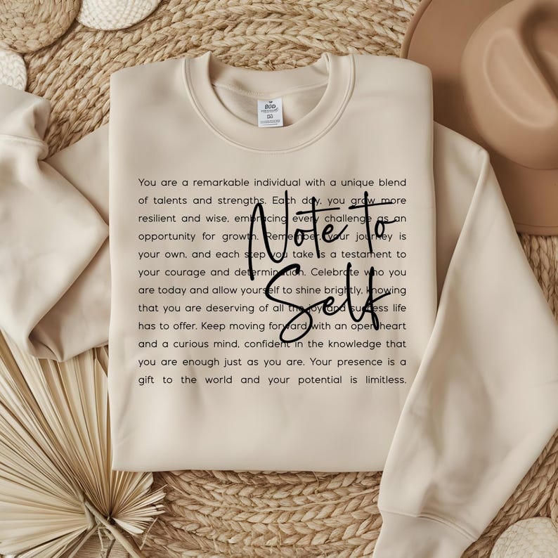 Note to Self Png, Note to Self Svg, Note to Self Sweatshirt, Note to ...