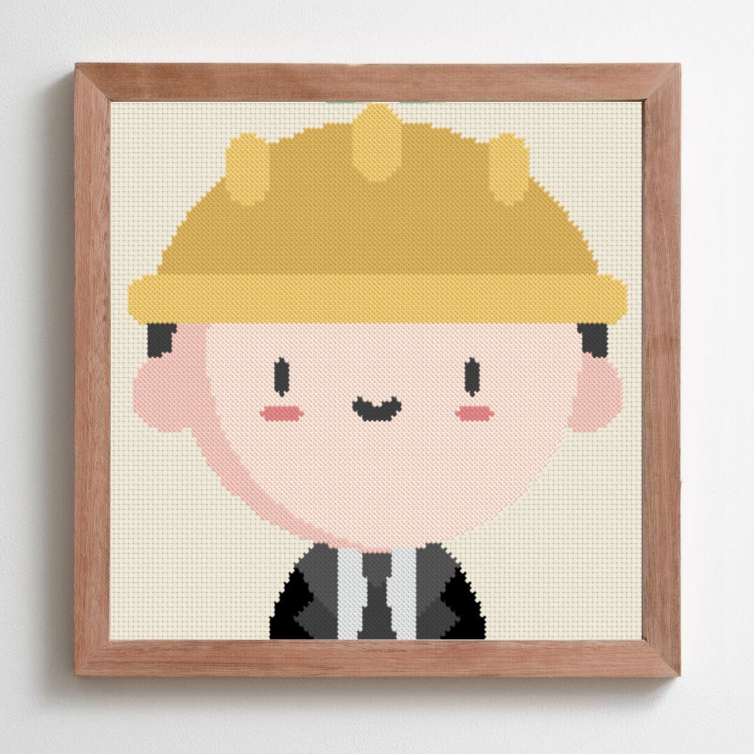 Engineer Counted Cross Stitch Pattern Instant PDF Download - Etsy