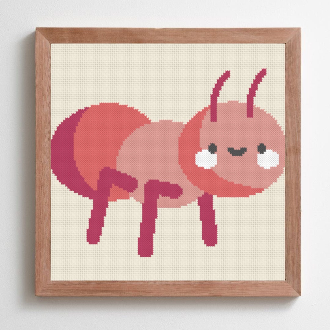Happy Ant - Counted Cross Stitch Pattern - Etsy