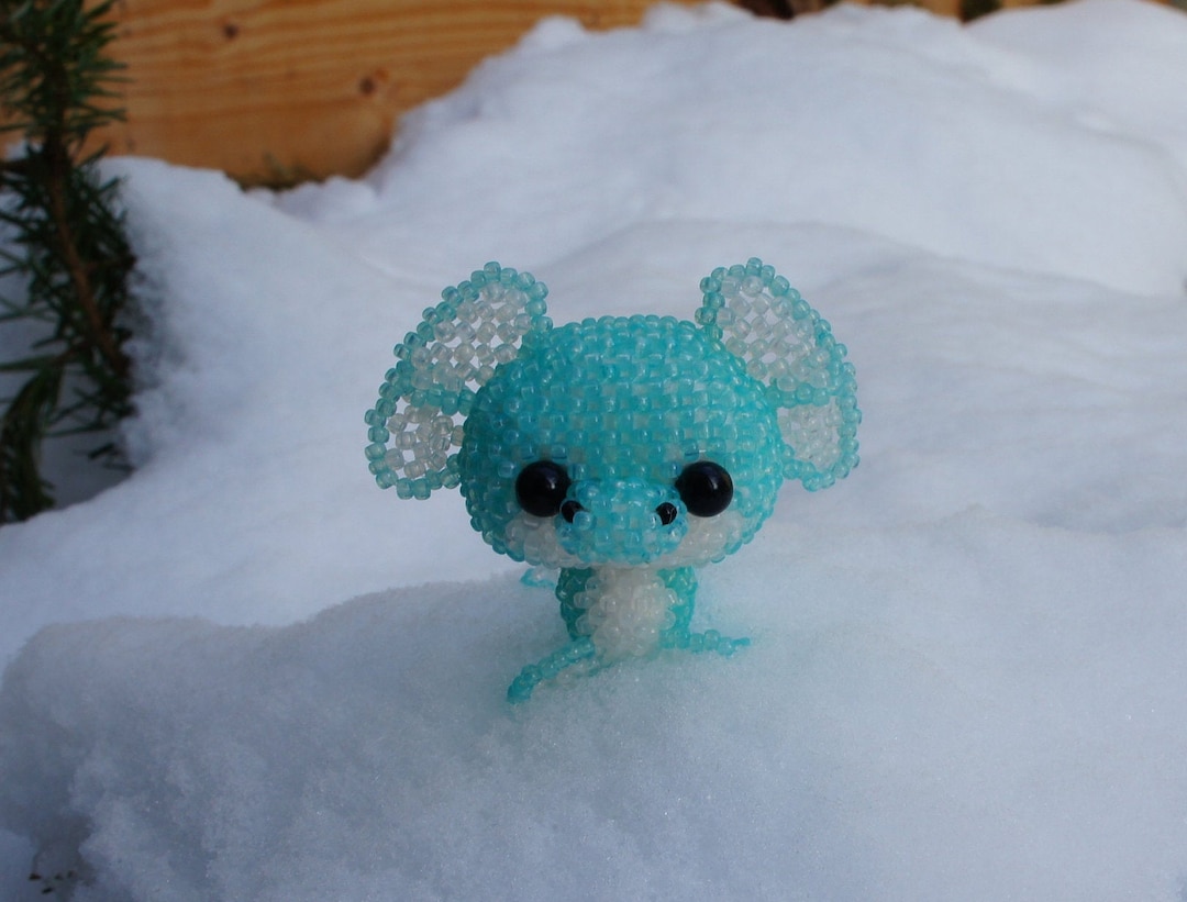 Pearl Animal Big Head Water Dragon PDF Instructions german - Etsy