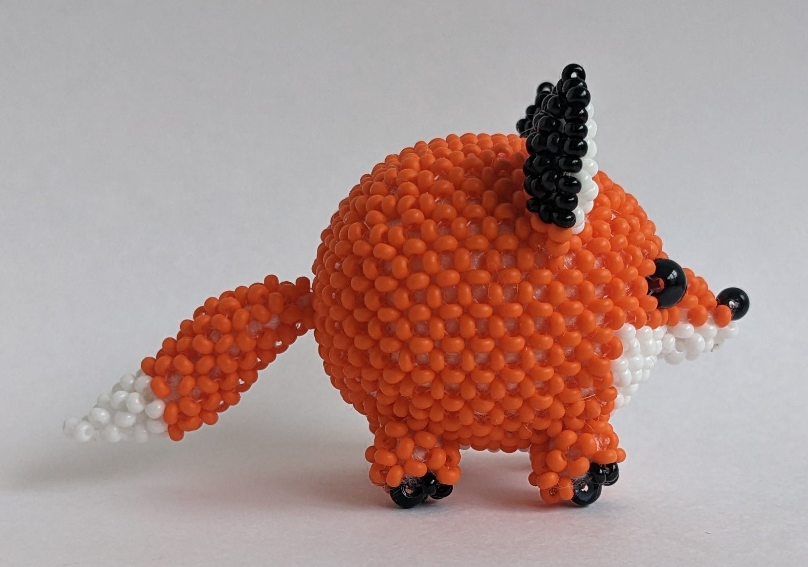 3D Beading Beaded Animal Bauble Fox PDF Pattern English/ Pearl - Etsy UK