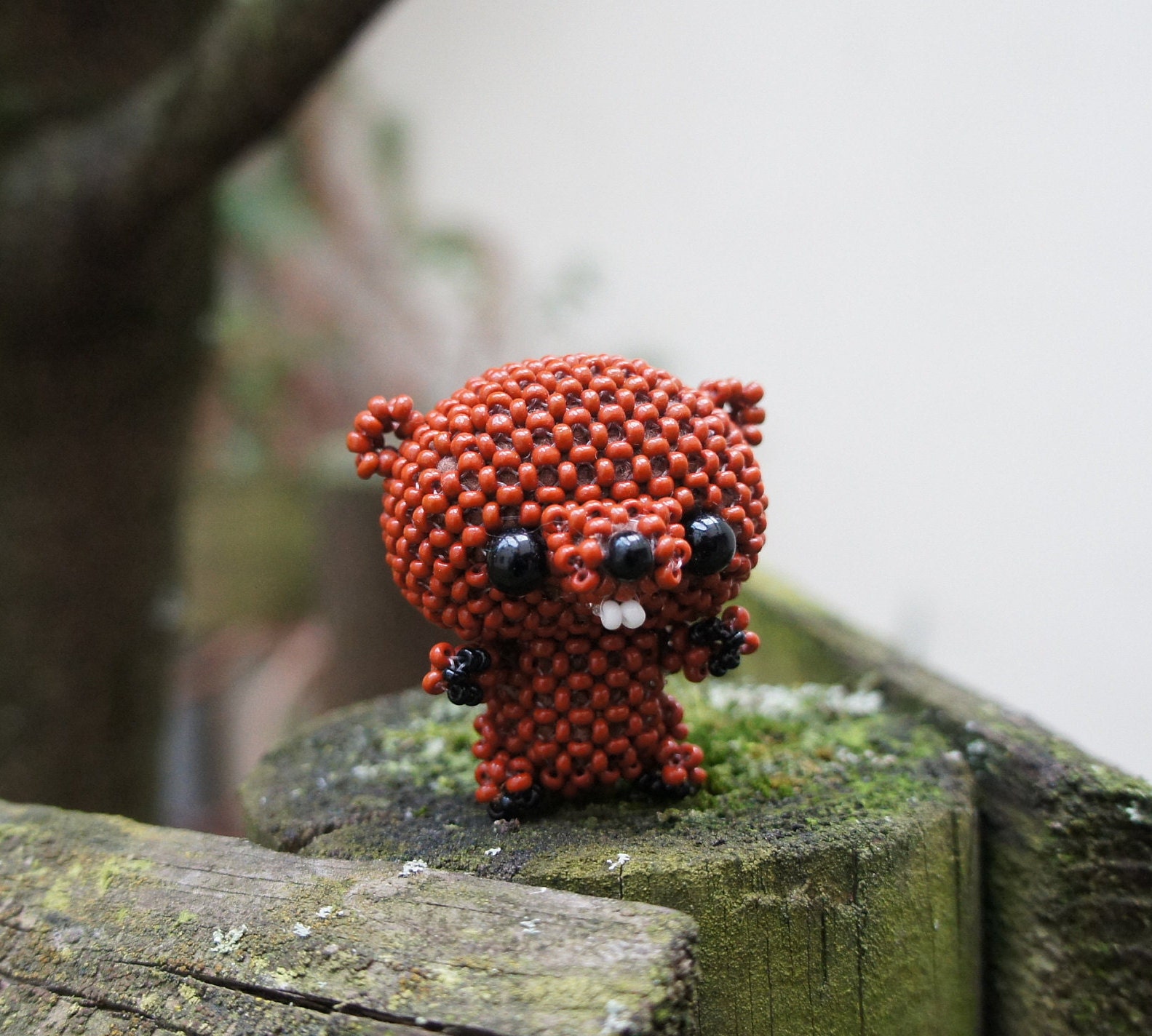 Beaded Animal Big Head Beaver PDF Instructions german - Etsy