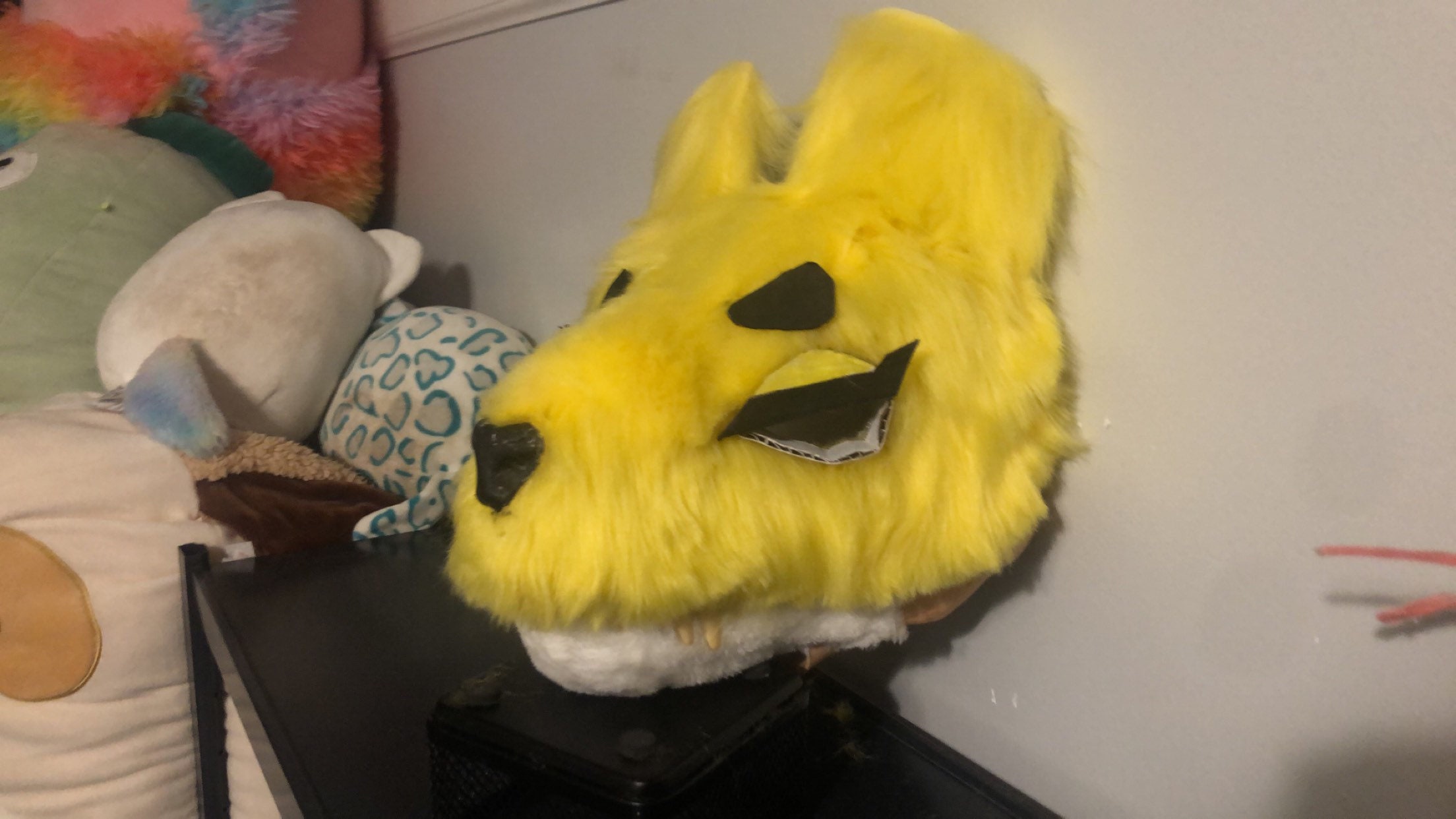 Fully Furred Fursuit head dino mask | Etsy