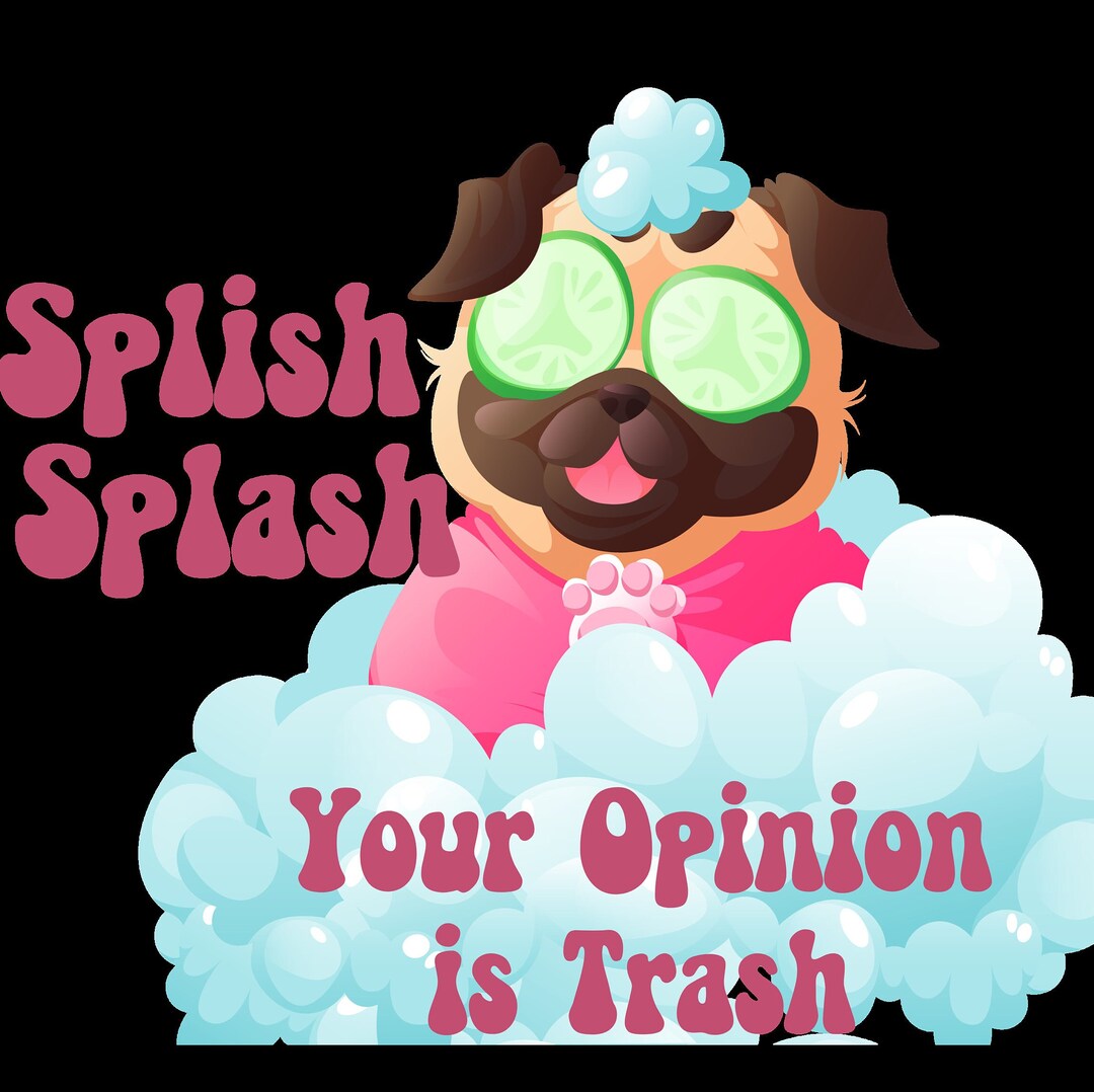 Splish Splash Trash PNG - Etsy