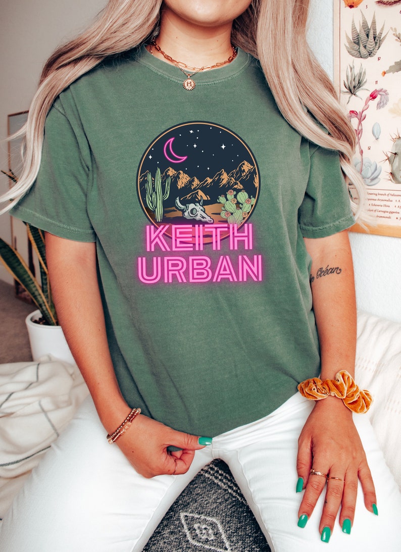 Keith Urban Shirt Country Music Shirt Neon Moon Shirt Country Concert ...
