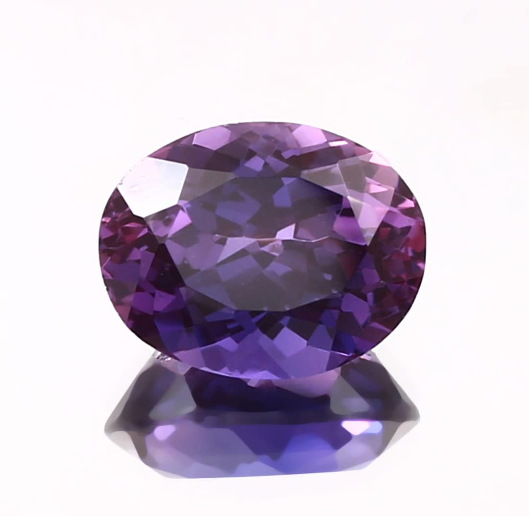 AAA Ceylon Taaffeite Sapphire Loose Oval Gemstone Cut, Purple Pink ...