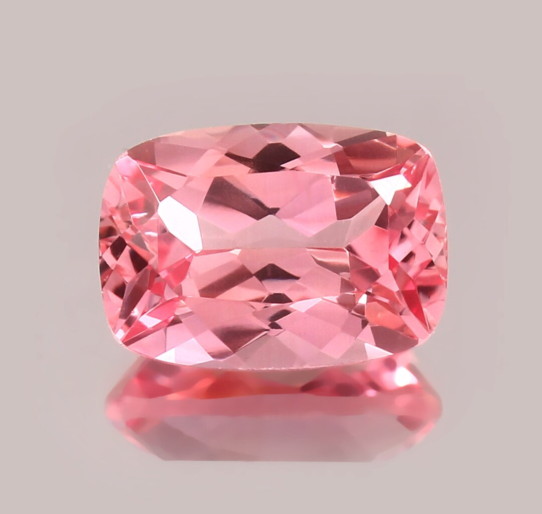 AAA 10x14 MM Flawless Madagascar Morganite Loose Cushion Gemstone Cut ...