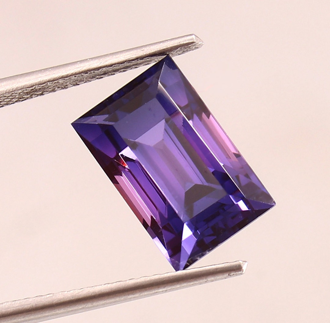 AAA 6.95 Carat Flawless Purple Pink Ceylon Taaffeite Sapphire Gemstone ...