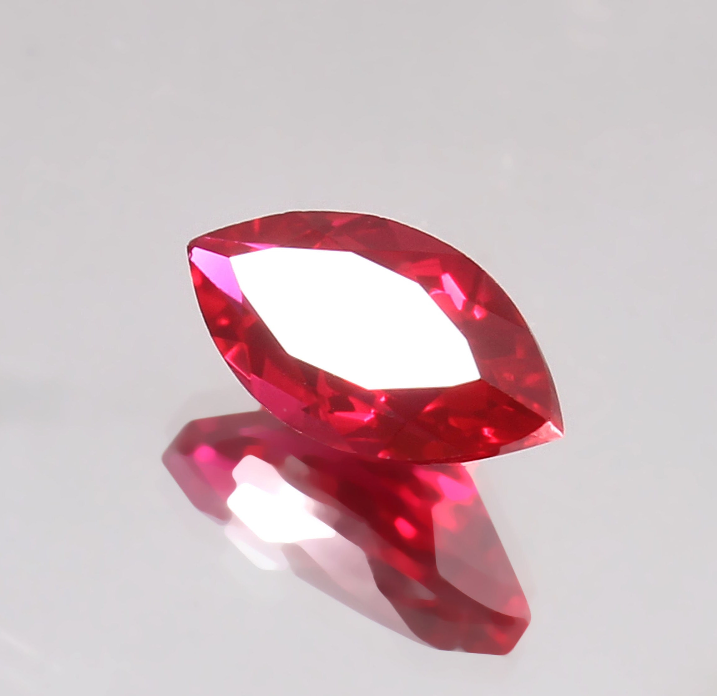 AAA Mozambique Red Ruby Loose Gemstone: Marquise Cut, 10x5 Mm - Etsy