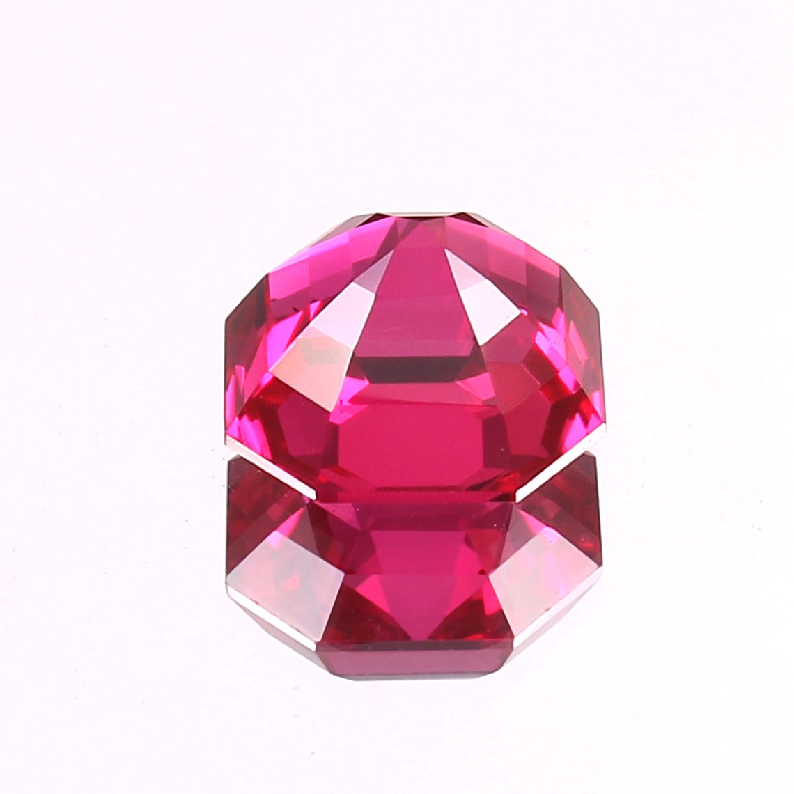 AAA Flawless Blood Red Ruby Loose Asscher Gemstone Cut | Etsy