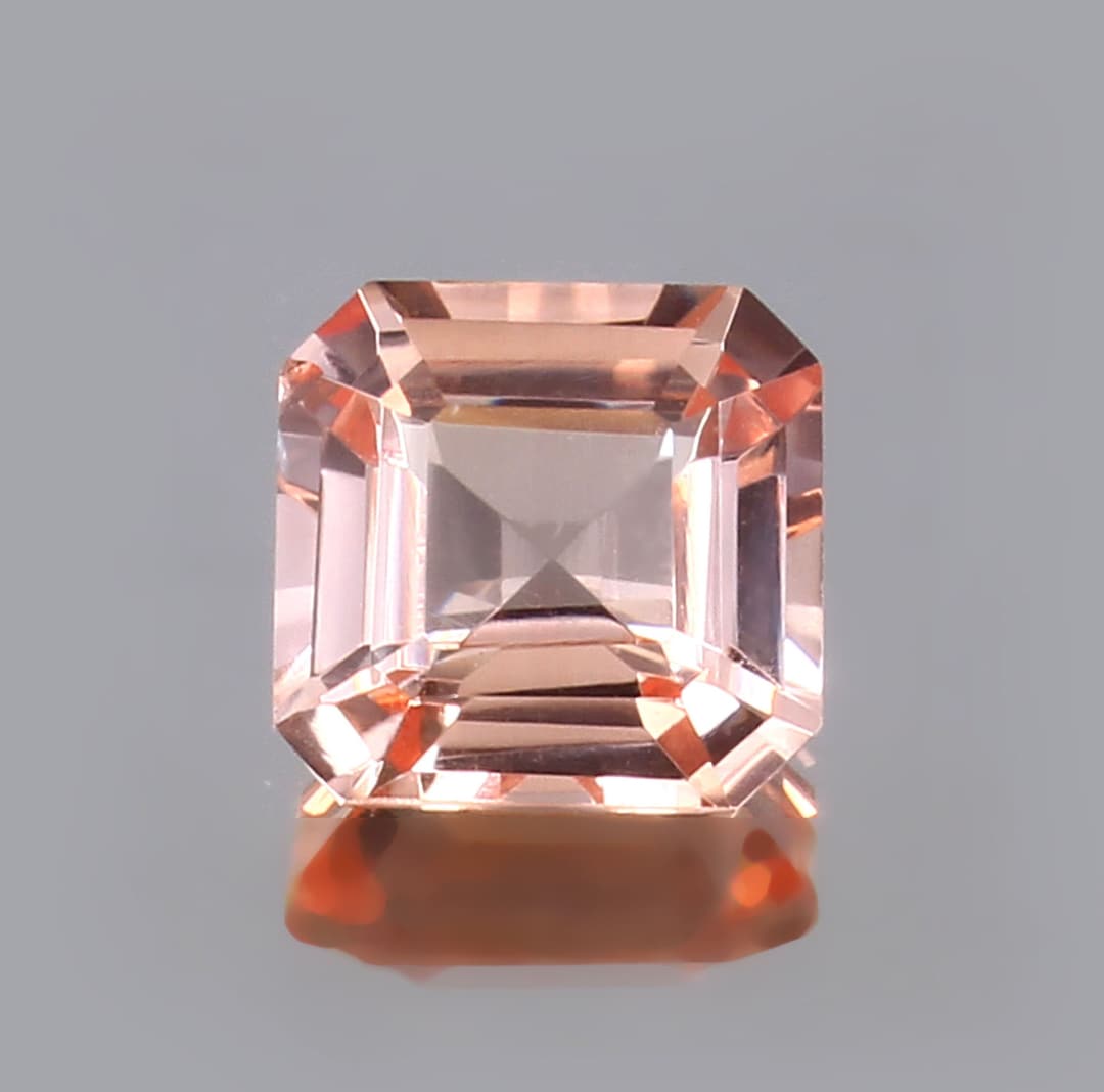 AAA 9 MM Flawless Padparadscha Sapphire Gemstone Cut, Peach Sapphire ...