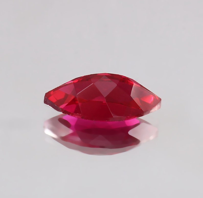 AAA Mozambique Red Ruby Loose Gemstone: Marquise Cut, 10x5 Mm - Etsy