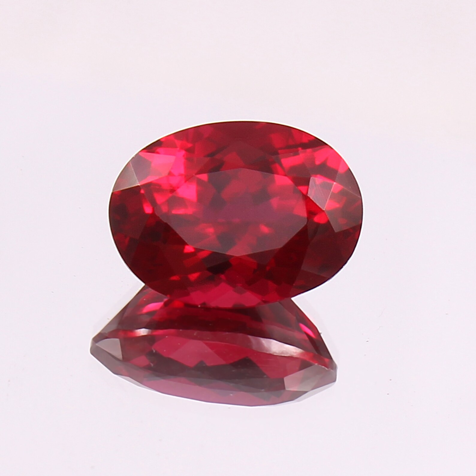 AAA 10 X 14 MM Flawless Blood Red Ruby Loose Oval Gemstone | Etsy