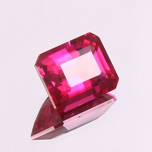 AAA Flawless Blood Red Ruby Loose Radiant Gemstone Cut Transparent Ruby ...