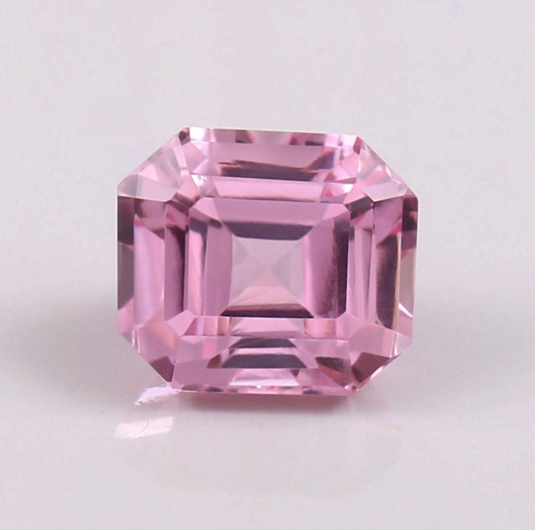 AAA Pink Morganite Loose Gemstone Cut, Loose Radiant Cut Pink ...