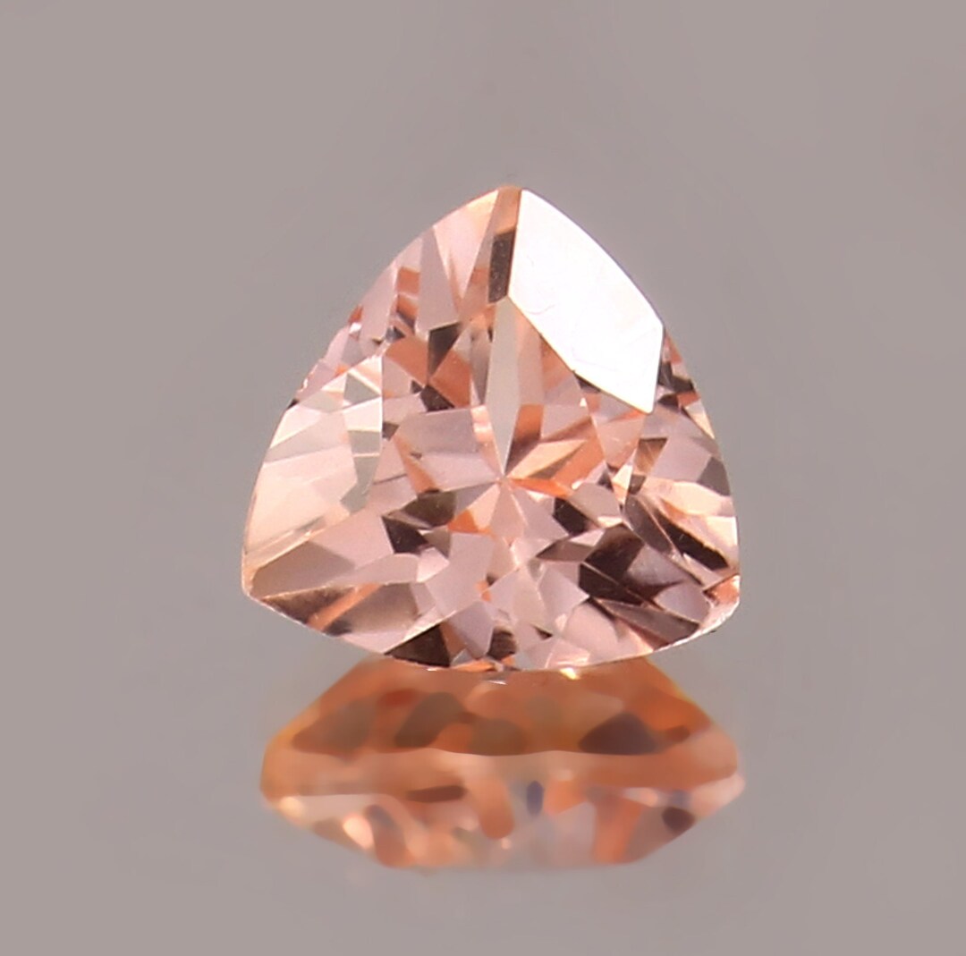 AAA 8 MM Flawless Peach Padparadscha Sapphire Gemstone Cut, Loose ...