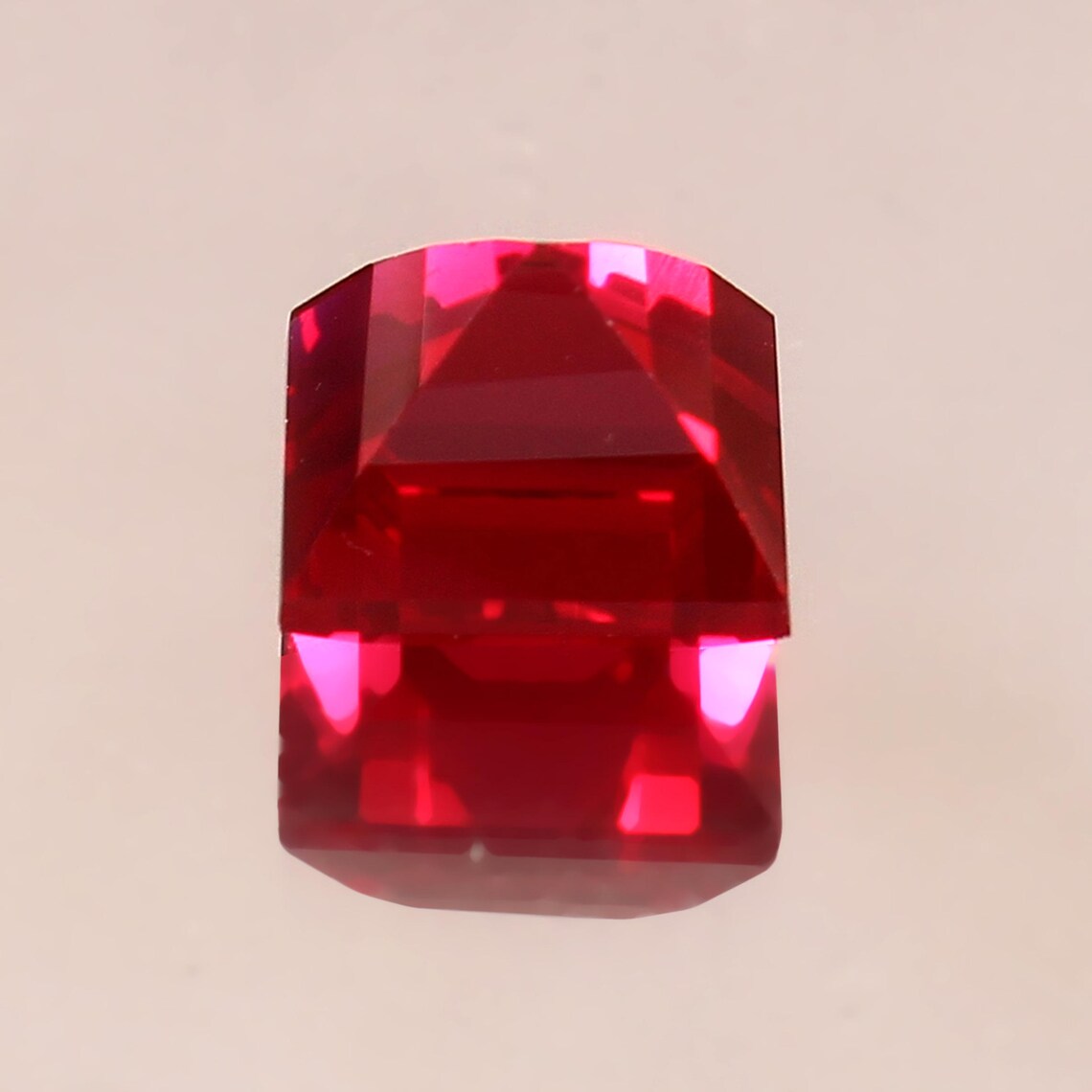 AAA 10 MM Flawless Blood Red Ruby Loose Square Gemstone Cut Transparent ...