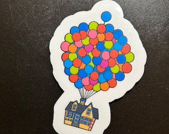 Disney Pixar up Character Stickers Carl, Russell, Dug, Kevin Waterproof ...