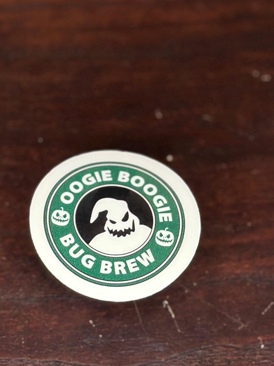 Oogie Boogie Starbucks Sticker - Etsy
