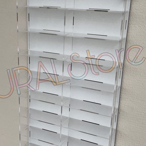 1:64 Scale Acrylic Wall Display or Stand Alone Shelf for 20 Diecast ...