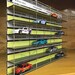 1/64 Scale Wall Display Case for 24 Diecast Cars Storage Wall Stand ...