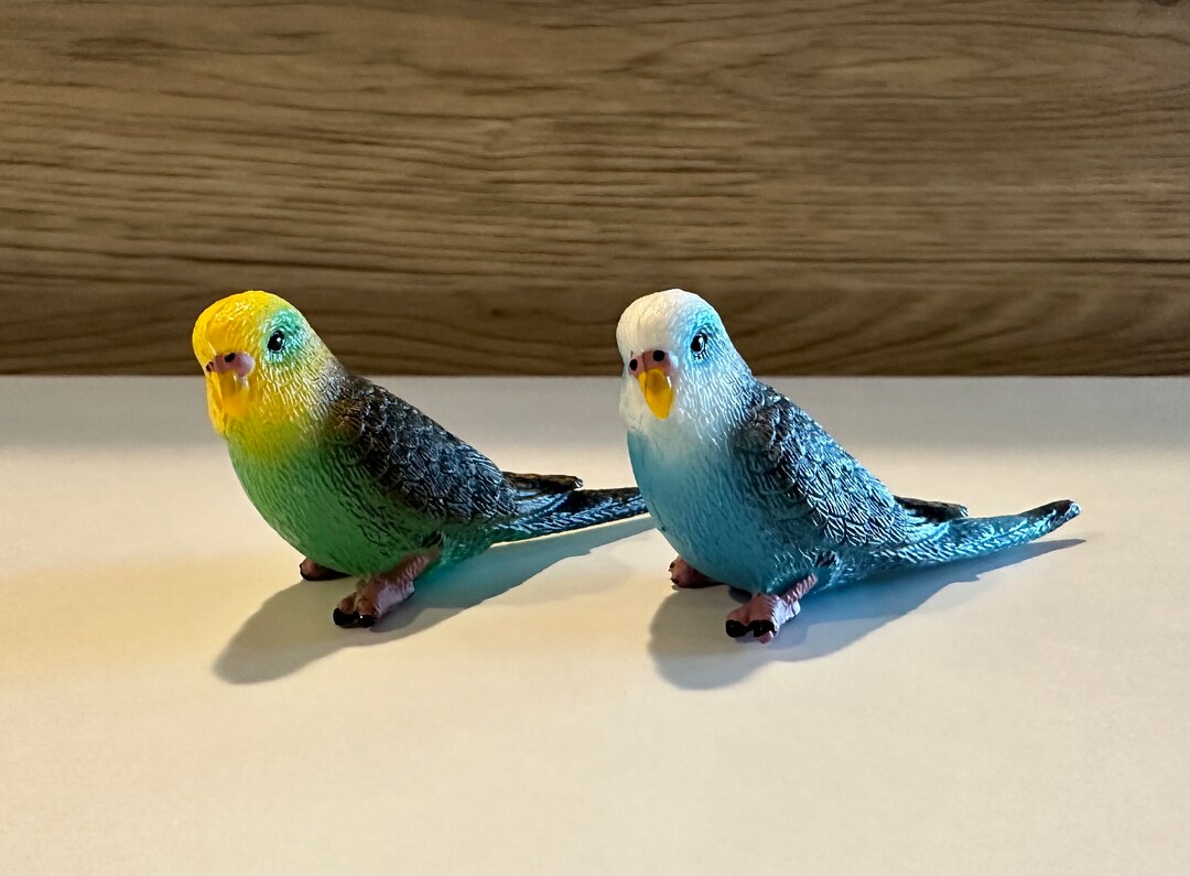 Dollhouse Miniature Parrot Bird Figurines Novelty Gift - Etsy